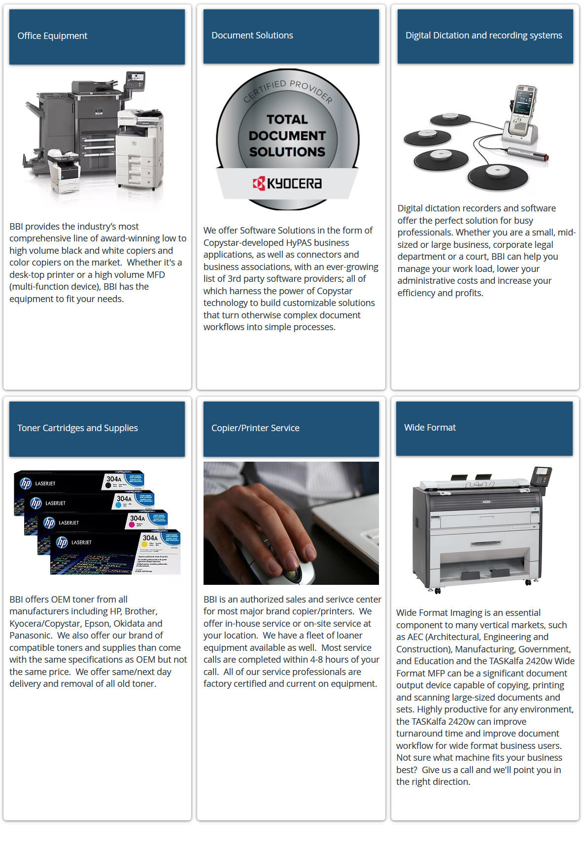 Services - BBI Technologies